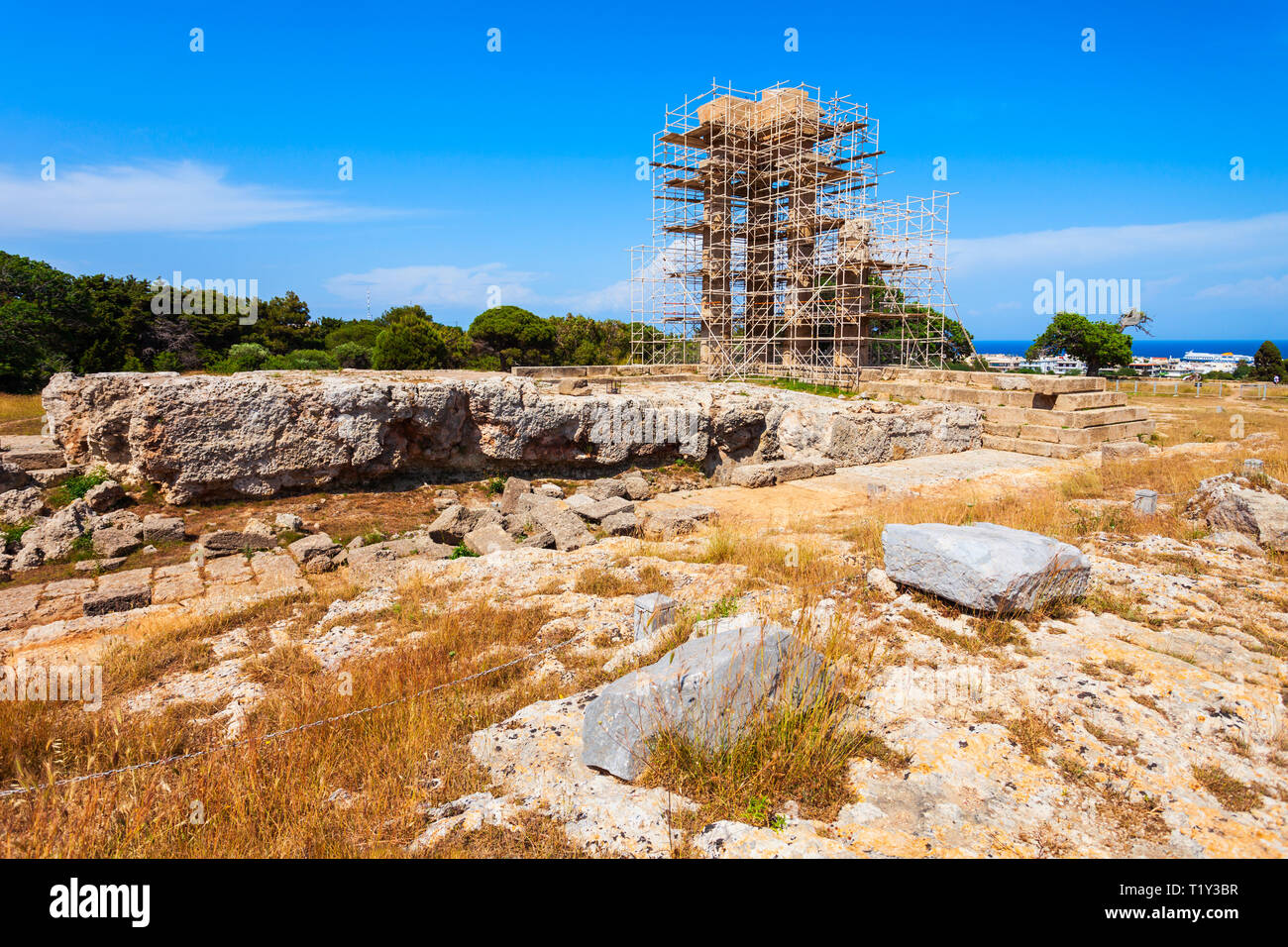 Acropolis of rhodes, apollo hi-res stock photography and images - Alamy