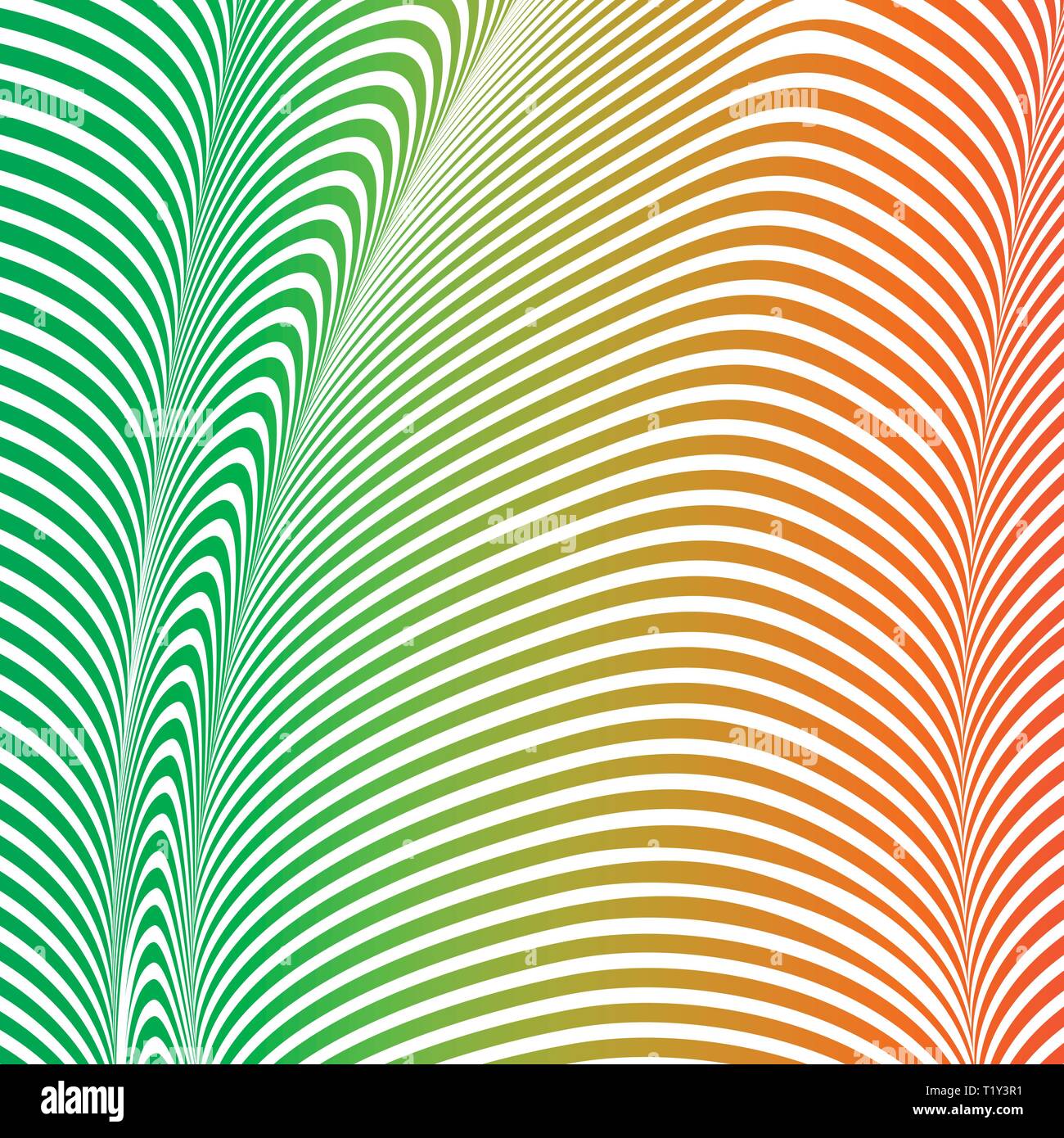 Abstract acid color wavy background, optical art, opart striped. Neon ...