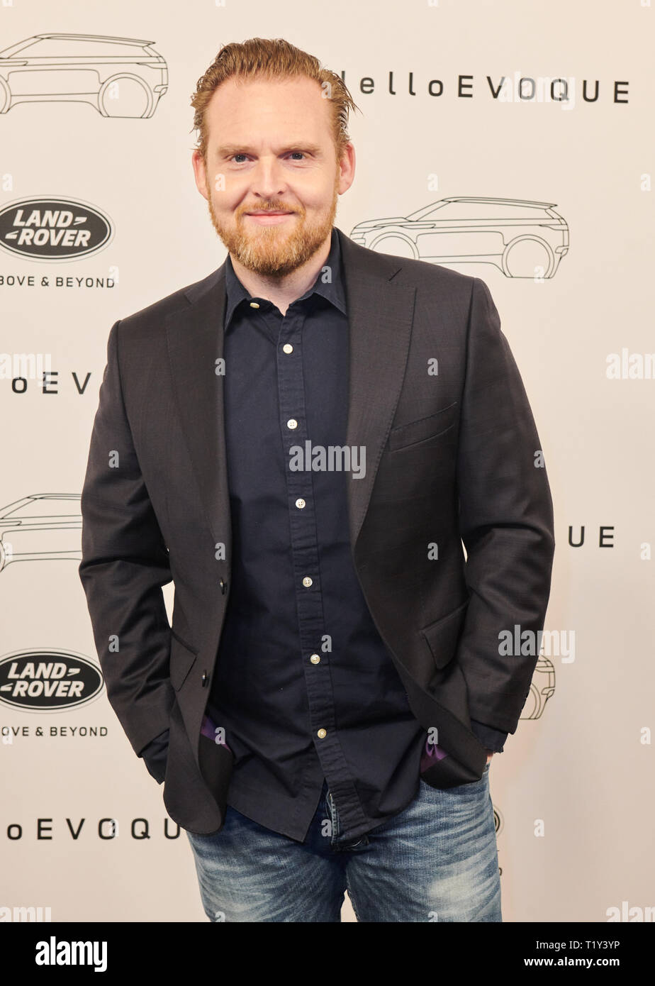 Berlin, Germany. 28th Mar, 2019. Axel Stein, actor, comes to the EVOQUE ...