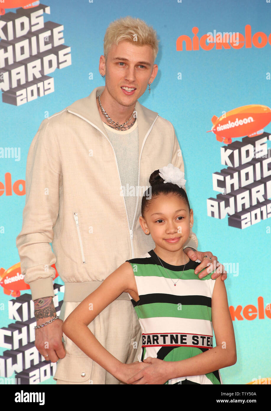 23 March 2019 - Los Angeles, California - Machine Gun Kelly and Casie Colson Baker. 2019 ...