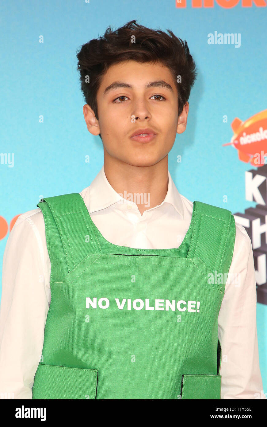 23 March 2019 - Los Angeles, California - Marcel Ruiz. 2019 Nickelodeon ...