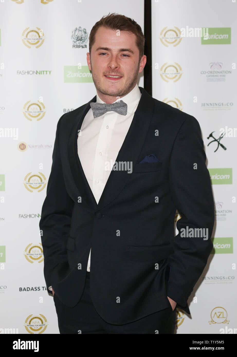 Max Bowden attends the National Film Awards 2019 at Porchester Hall in ...