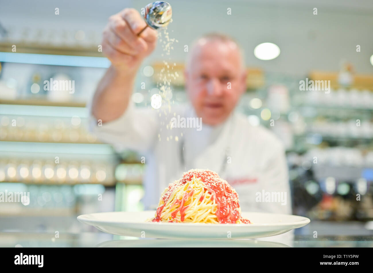 Mannheim, Germany. 05th Mar, 2019. Dario Fontanella, owner of the ...