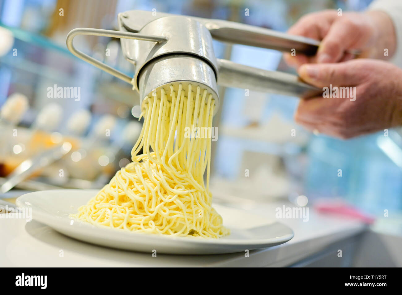 Mannheim, Germany. 05th Mar, 2019. Dario Fontanella, owner of the ...