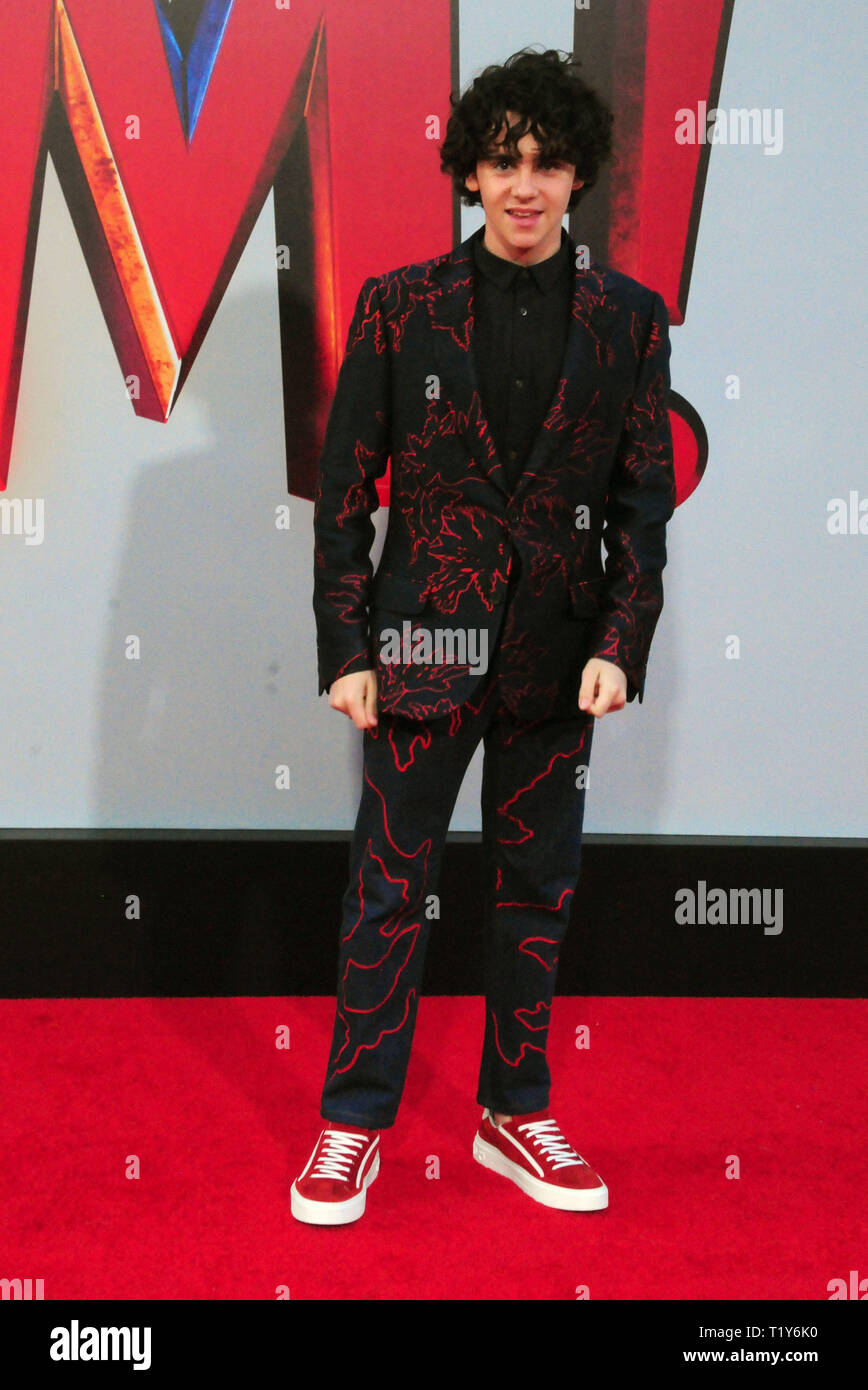 LOS ANGELES, CA - MARCH 28: Actor Jack Dylan Grazer attends the World ...