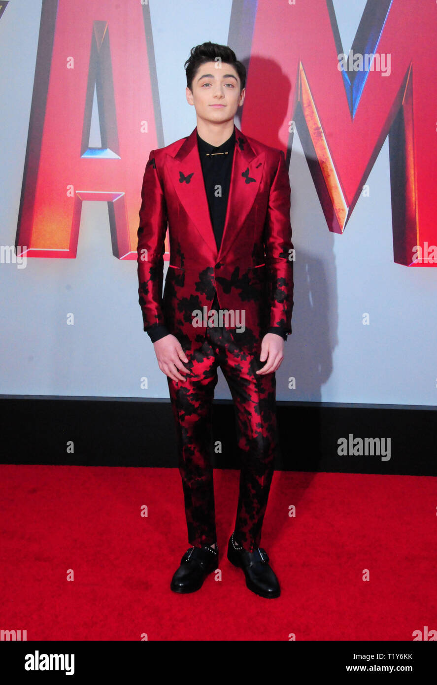LOS ANGELES, CA - MARCH 28: Actor Asher Angel attends the World ...