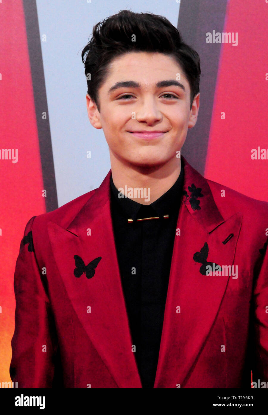 LOS ANGELES, CA - MARCH 28: Actor Asher Angel attends the World ...