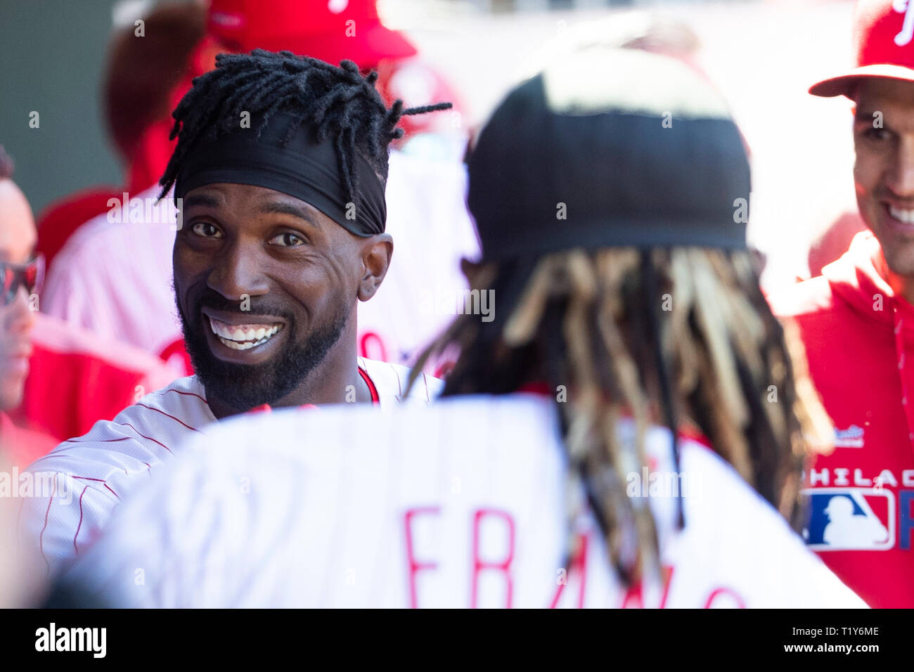 Philadelphia, Pennsylvania, USA. 28th Mar, 2019. Philadelphia Phillies ...