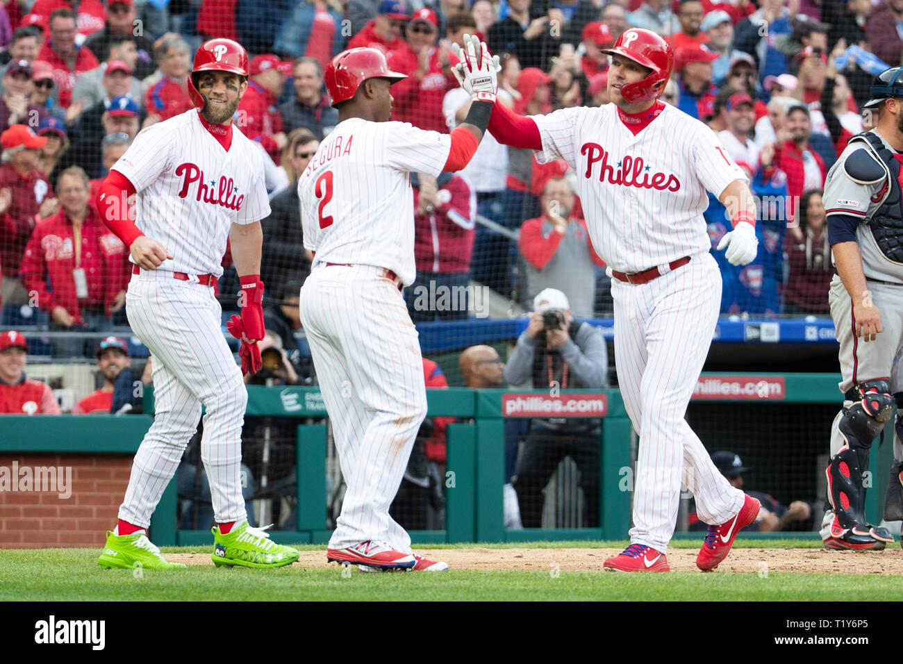 Philadelphia, Pennsylvania, USA. 28th Mar, 2019. Philadelphia Phillies ...
