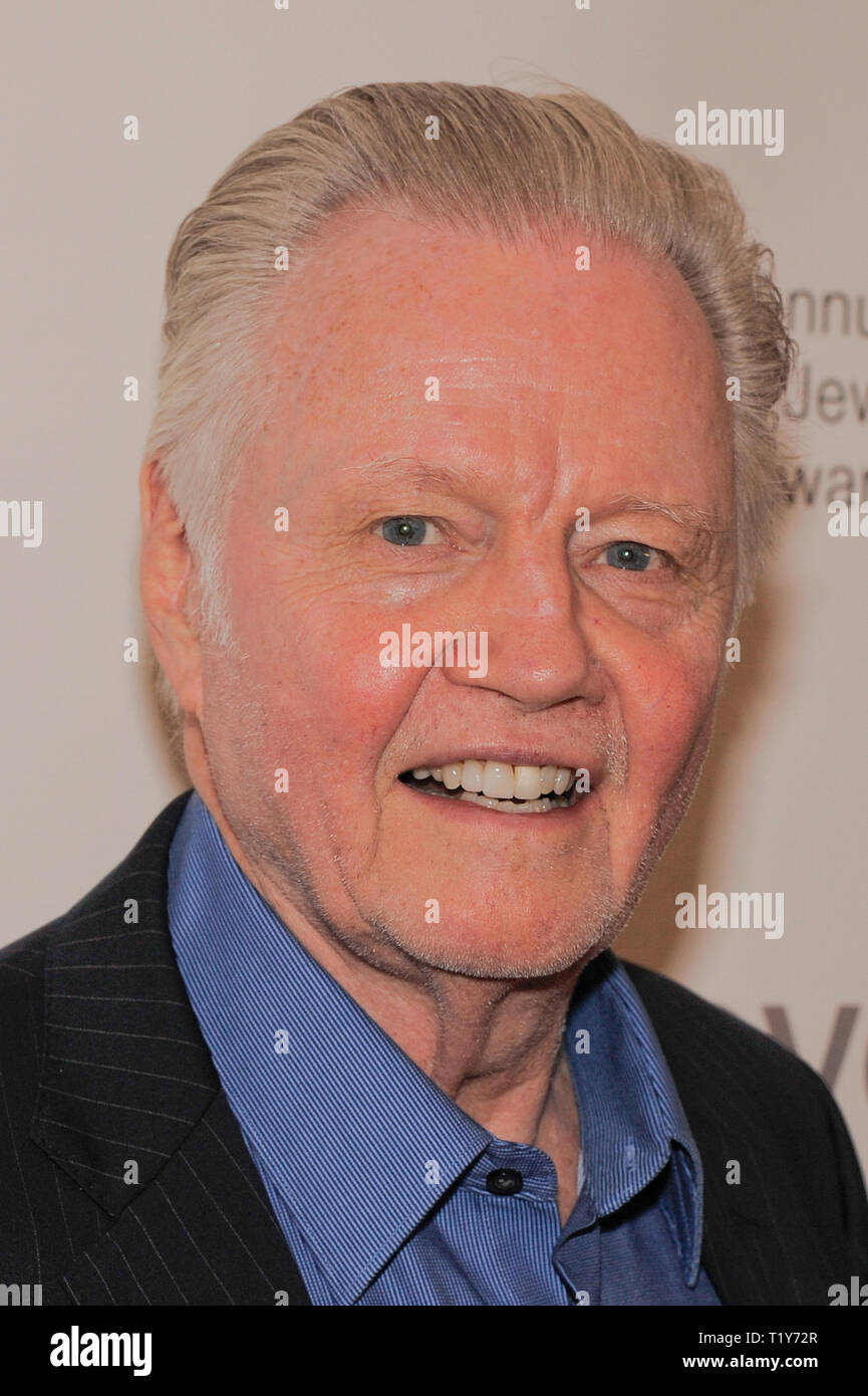 New York, USA. 28th Mar, 2019. Academy Award-Winning Actor Jon Voight ...