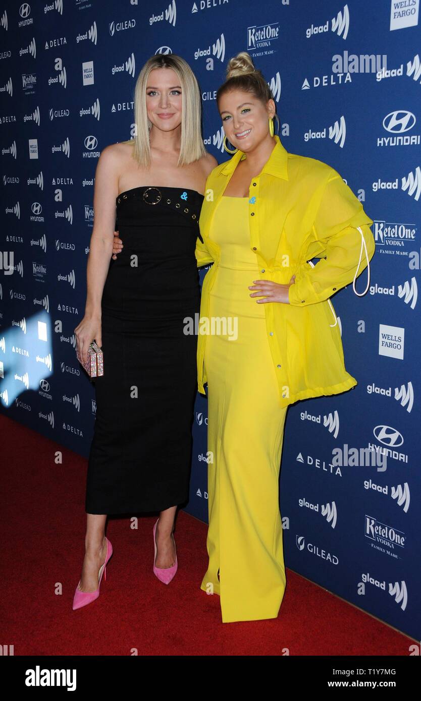 Beverly Hills, CA. 28th Mar, 2019. Chelsea Frei, Meghan Trainor at ...