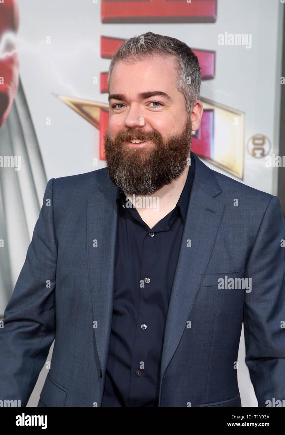 Hollywood CA March 28: David Sandberg, arrives for Warner Bros ...