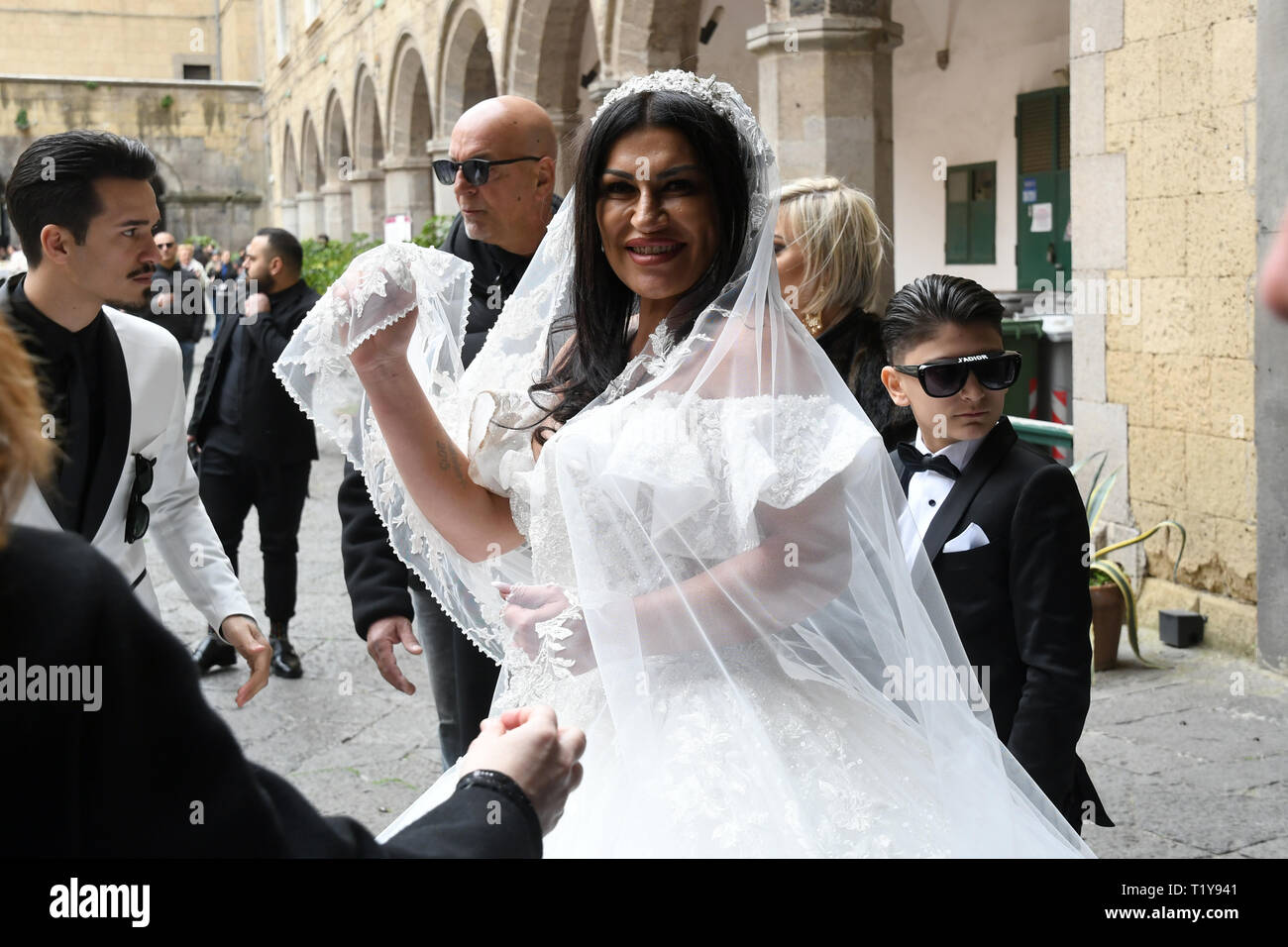 "Maschio Angioino" Naples 03/28 2019 Marriage of Tony Colombo with Tina ...