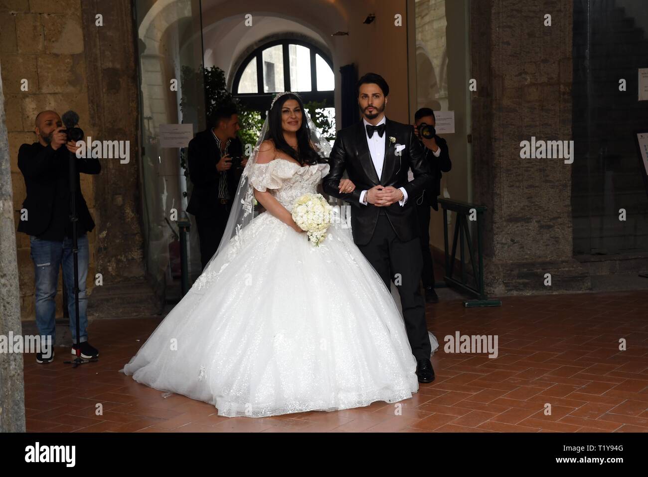 "Maschio Angioino" Naples 03/28 2019 Marriage of Tony Colombo with Tina ...