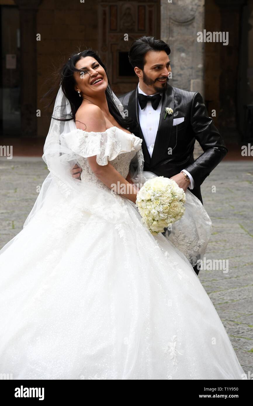 "Maschio Angioino" Naples 03/28 2019 Marriage of Tony Colombo with Tina ...