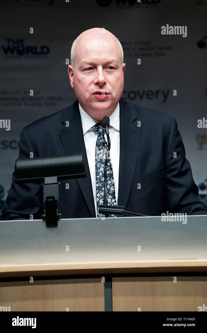 New York, USA. 28th Mar, 2019. Jason Greenblatt at The 7th Annual ...