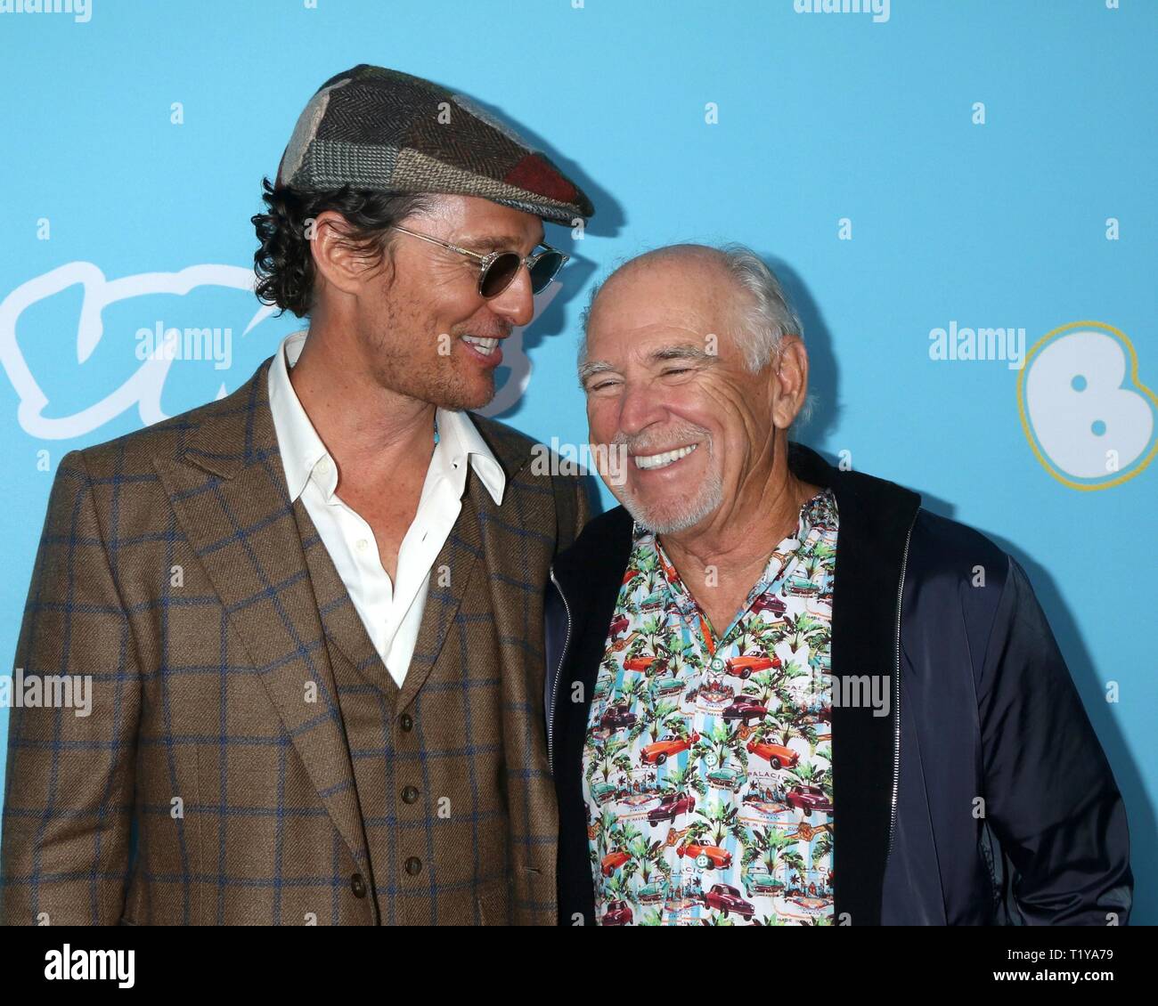 Los Angeles, CA, USA. 28th Mar, 2019. Matthew McConaughey, Jimmy ...