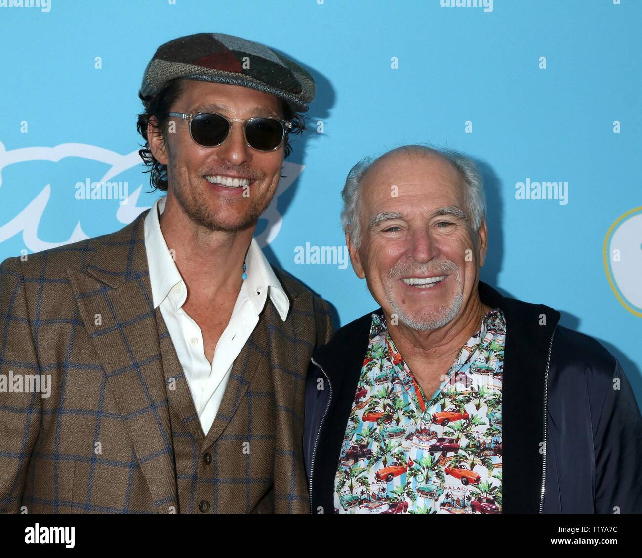 Los Angeles, CA, USA. 28th Mar, 2019. Matthew McConaughey, Jimmy ...