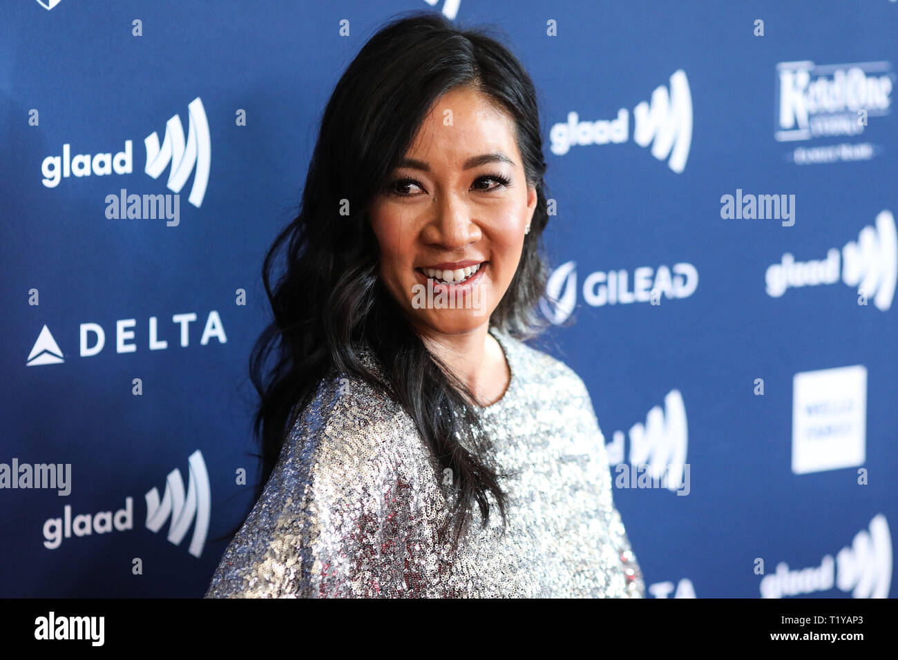 BEVERLY HILLS, LOS ANGELES, CALIFORNIA, USA - MARCH 28: Michelle Kwan ...