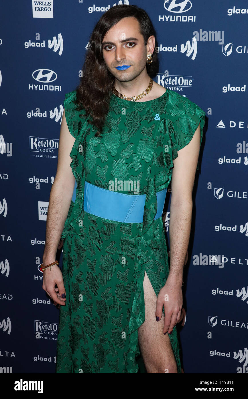 BEVERLY HILLS, LOS ANGELES, CALIFORNIA, USA - MARCH 28: Jacob Tobia ...