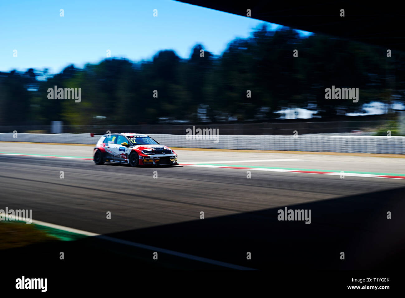 Barcelona, Spain. 29 March, 2019. Rob Huff (GBR), Volkswagen Golf GTI ...