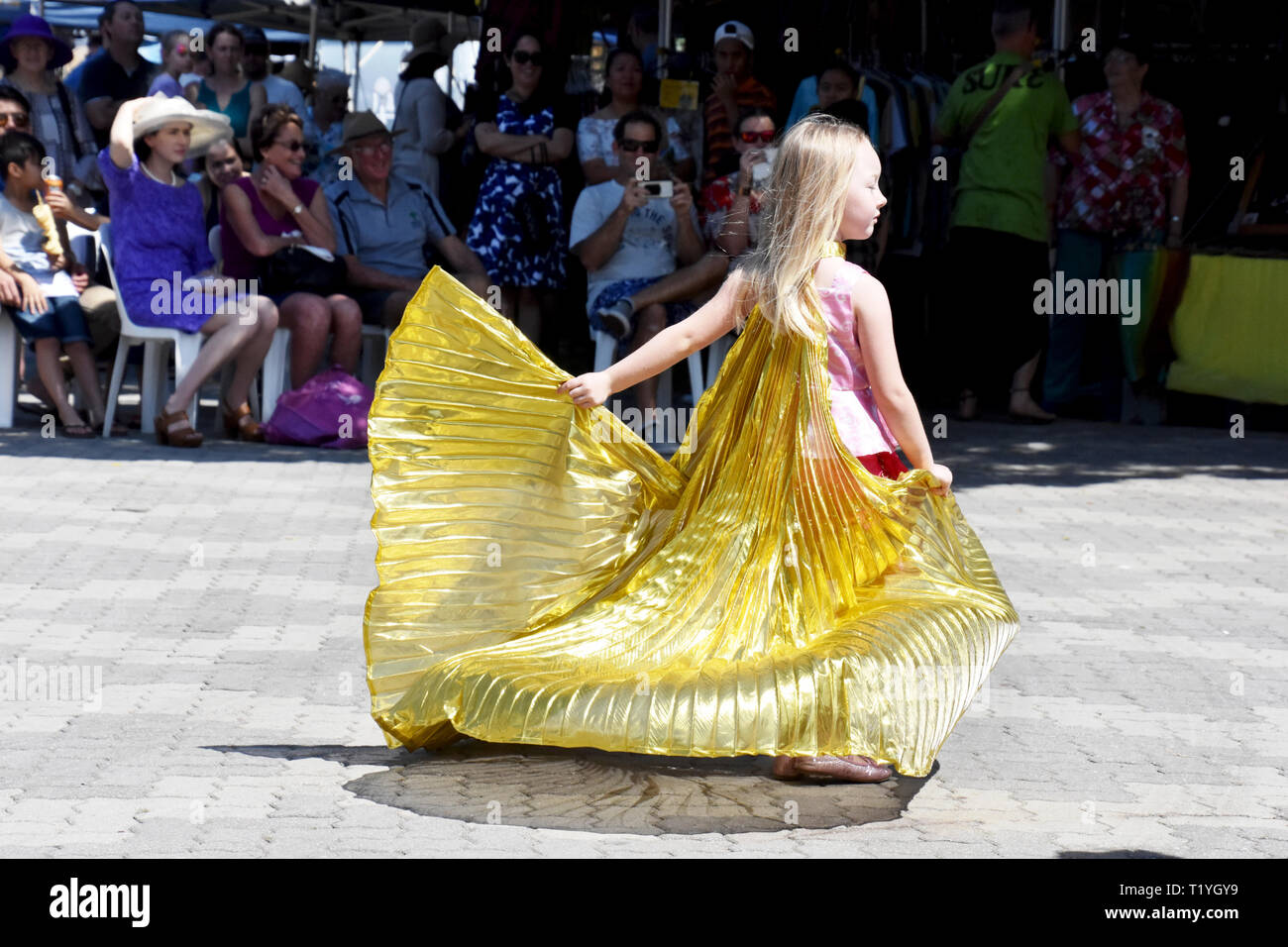 LITTLE GIRL IN FANCY DRESS Stock Photo - Alamy