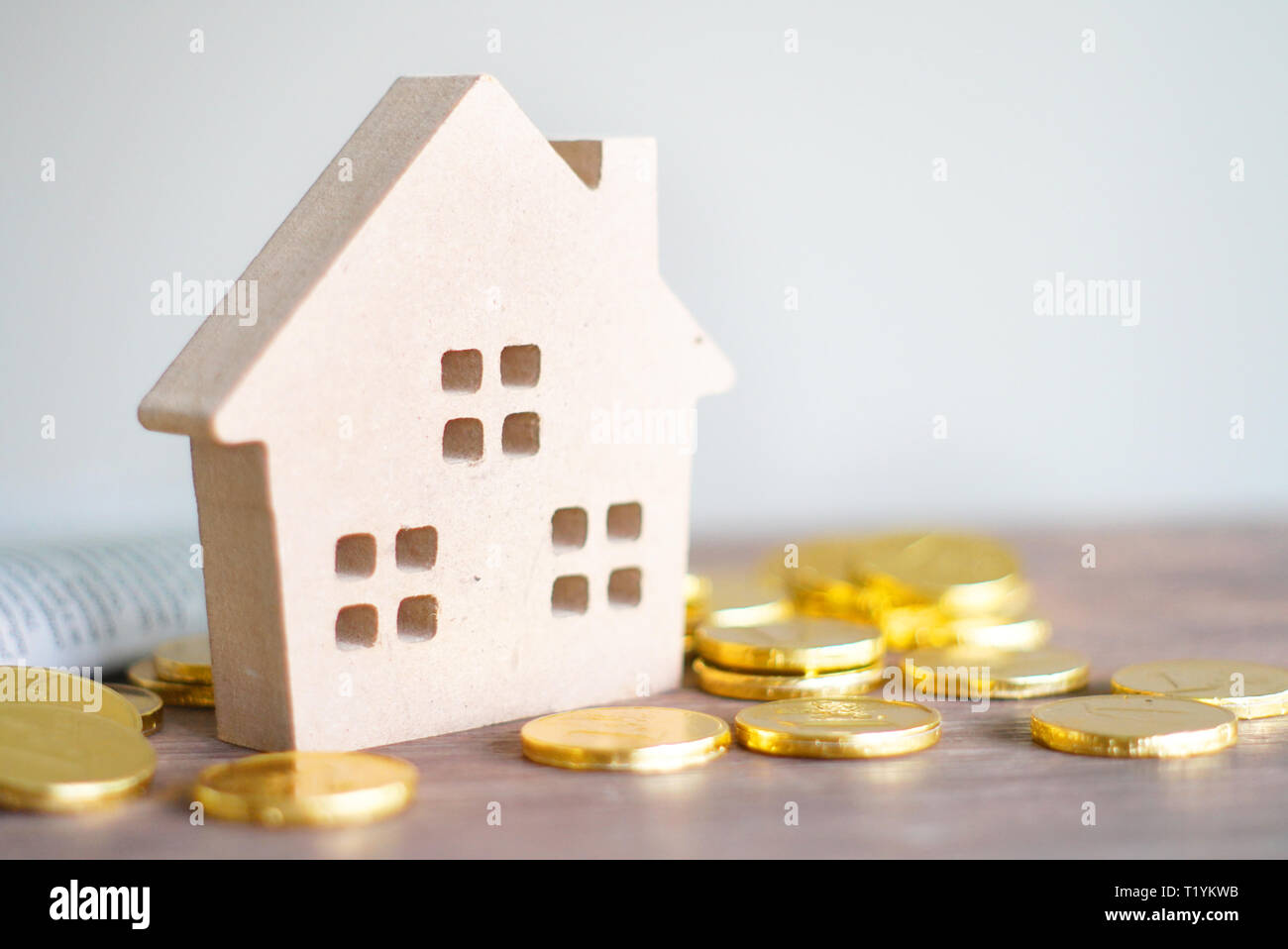 Gold model building hi-res stock photography and images - Alamy