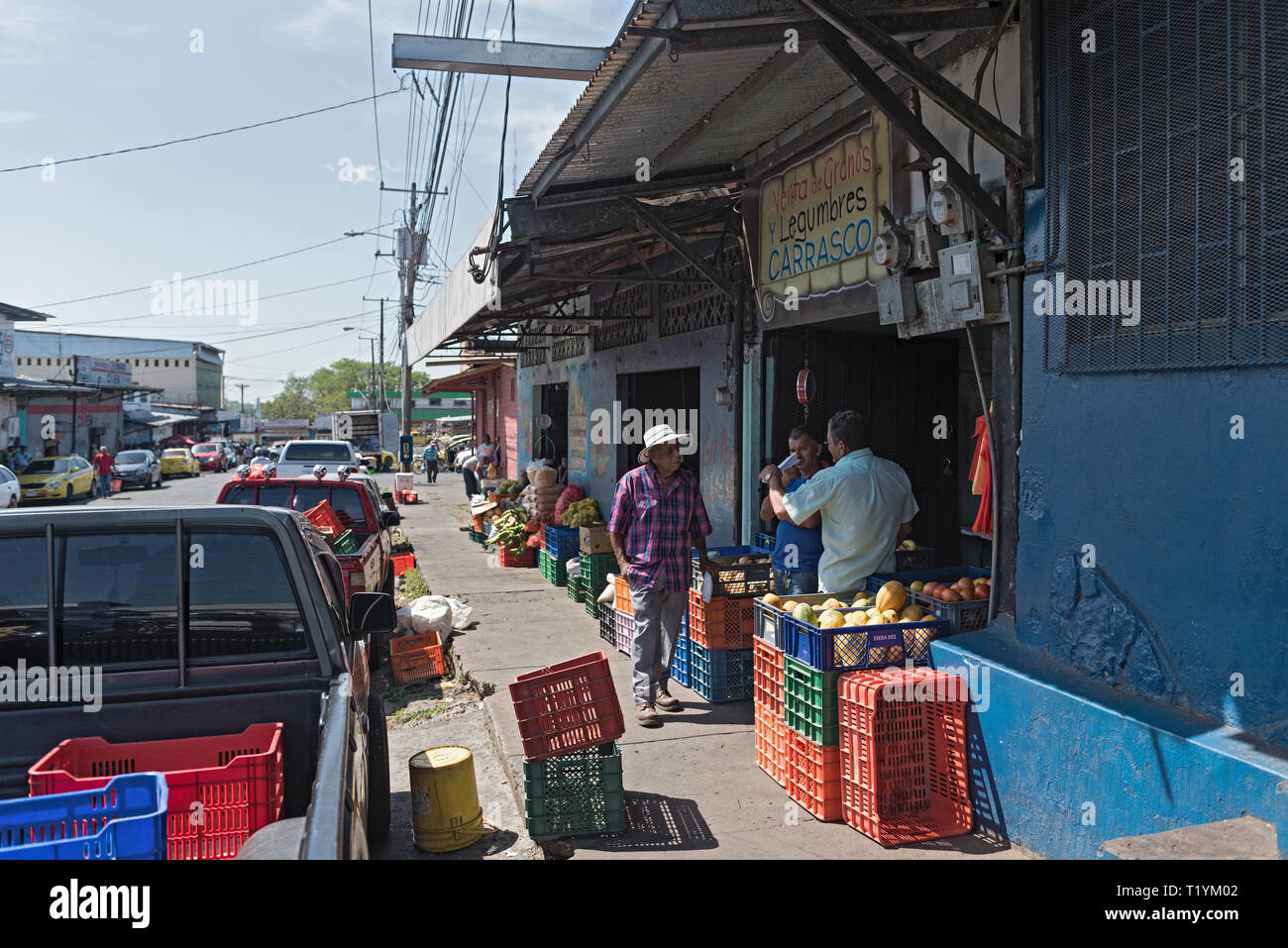 Panama market fruit hi-res stock photography and images - Alamy