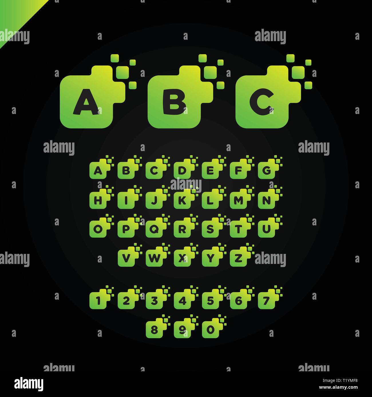 Business corporate square letter font logo design vector. Colorful ...