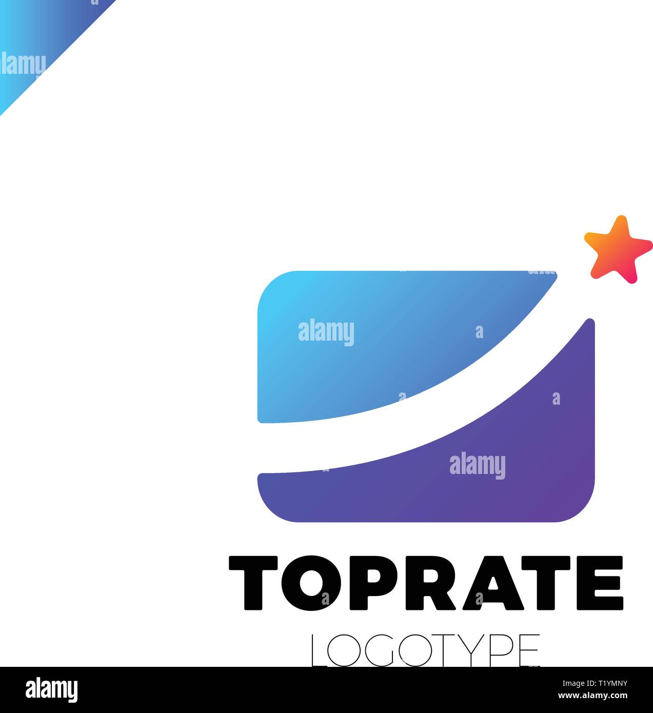 Best Market Rate Logo or finance logotype with star symbol Stock Vector ...