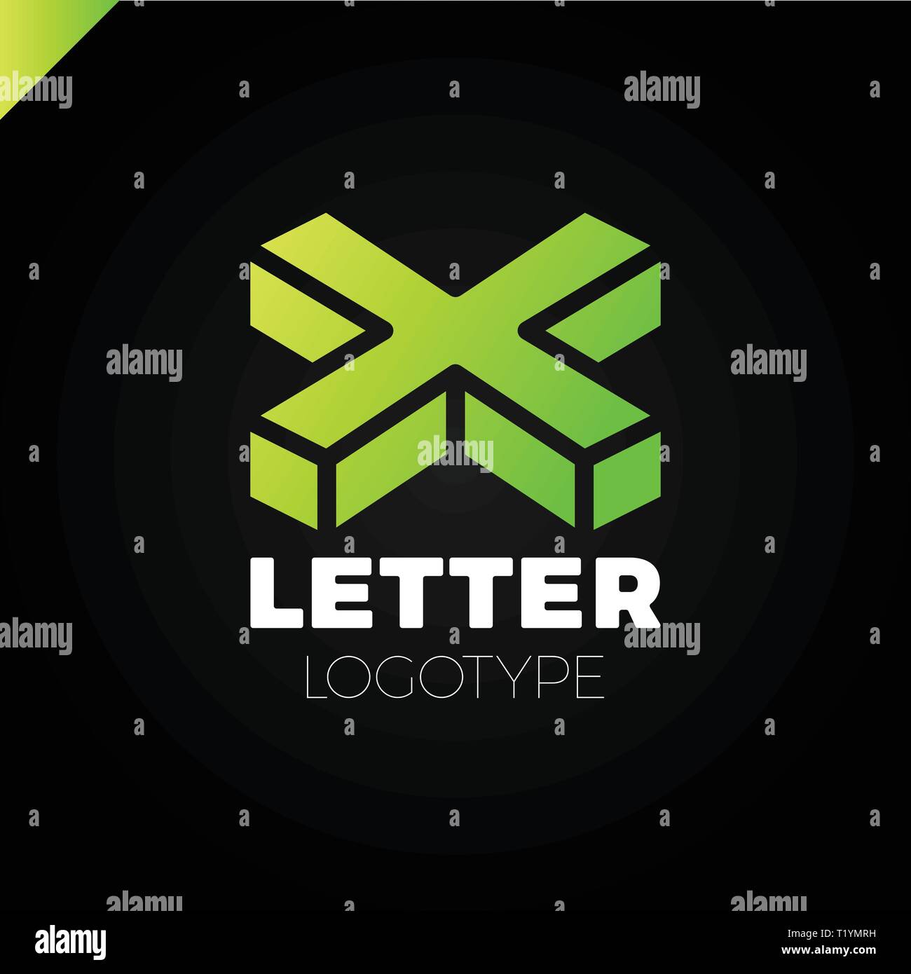 Isometric Letter X logo icon design template elements Stock Vector ...