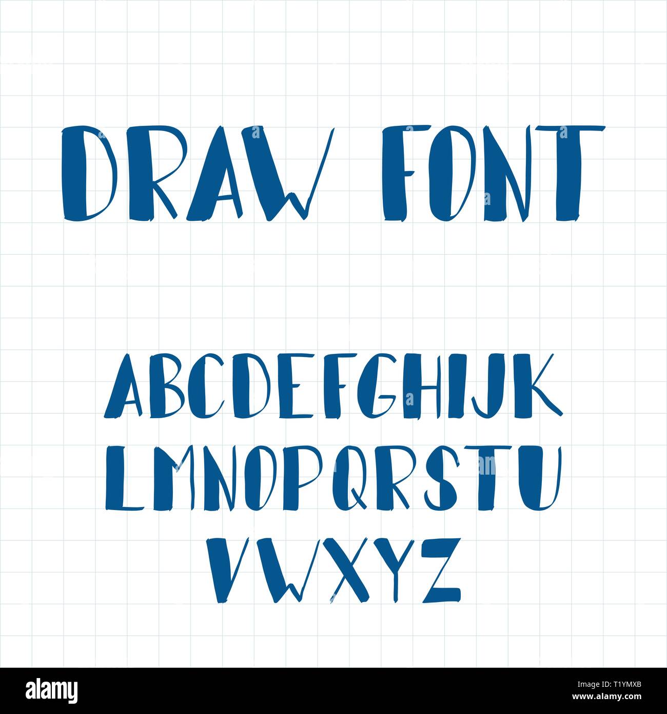 Uppercase font hi-res stock photography and images - Alamy