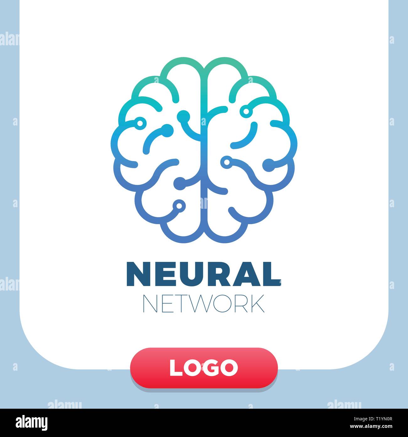 Human brain cell icon hi-res stock photography and images - Alamy