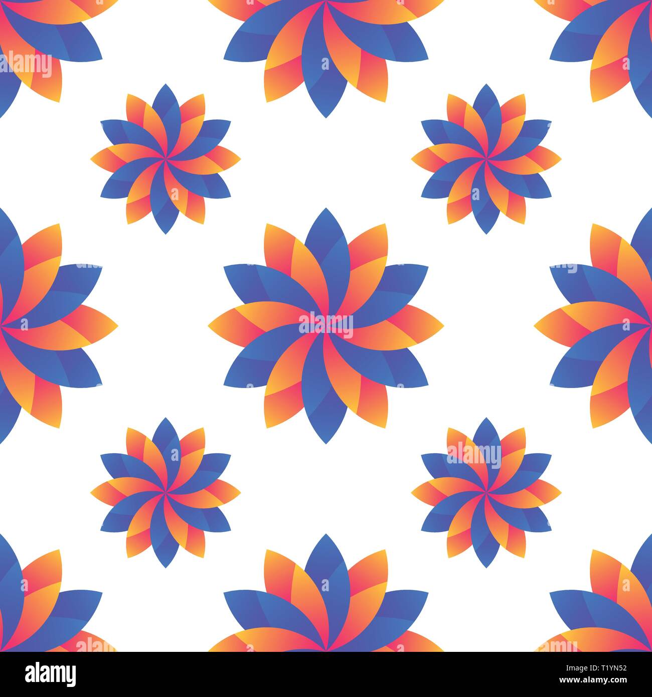 Gradient flowers hi-res stock photography and images - Alamy