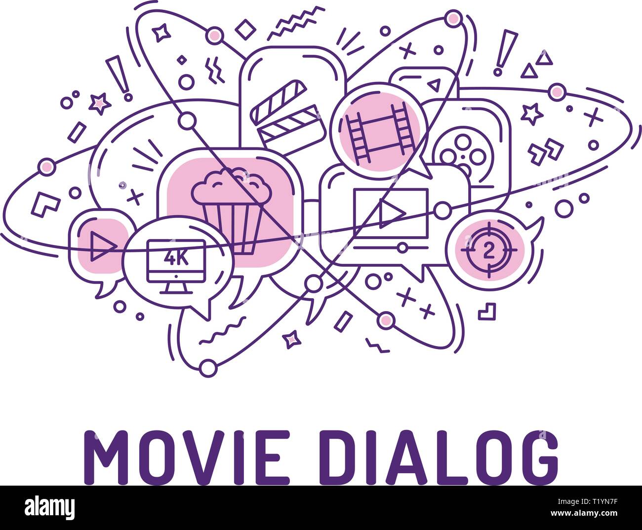 Orbital film camera Stock Vector Images - Alamy