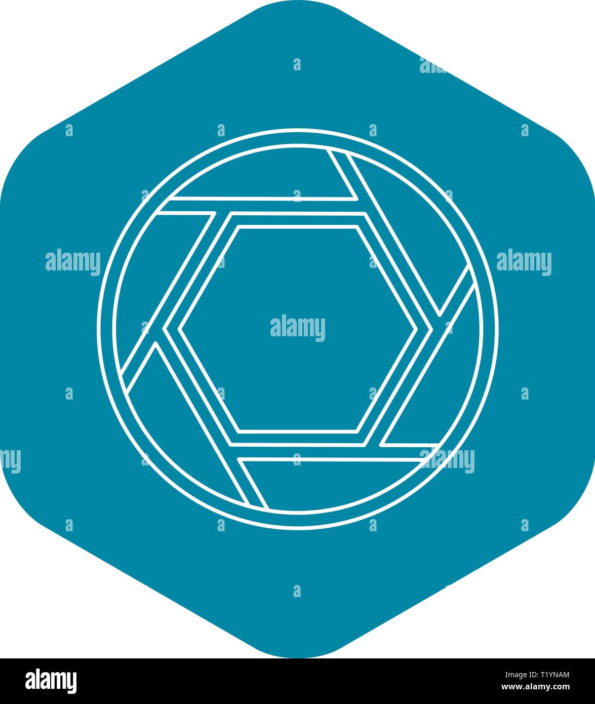 Close objective icon, outline style Stock Vector Image & Art - Alamy
