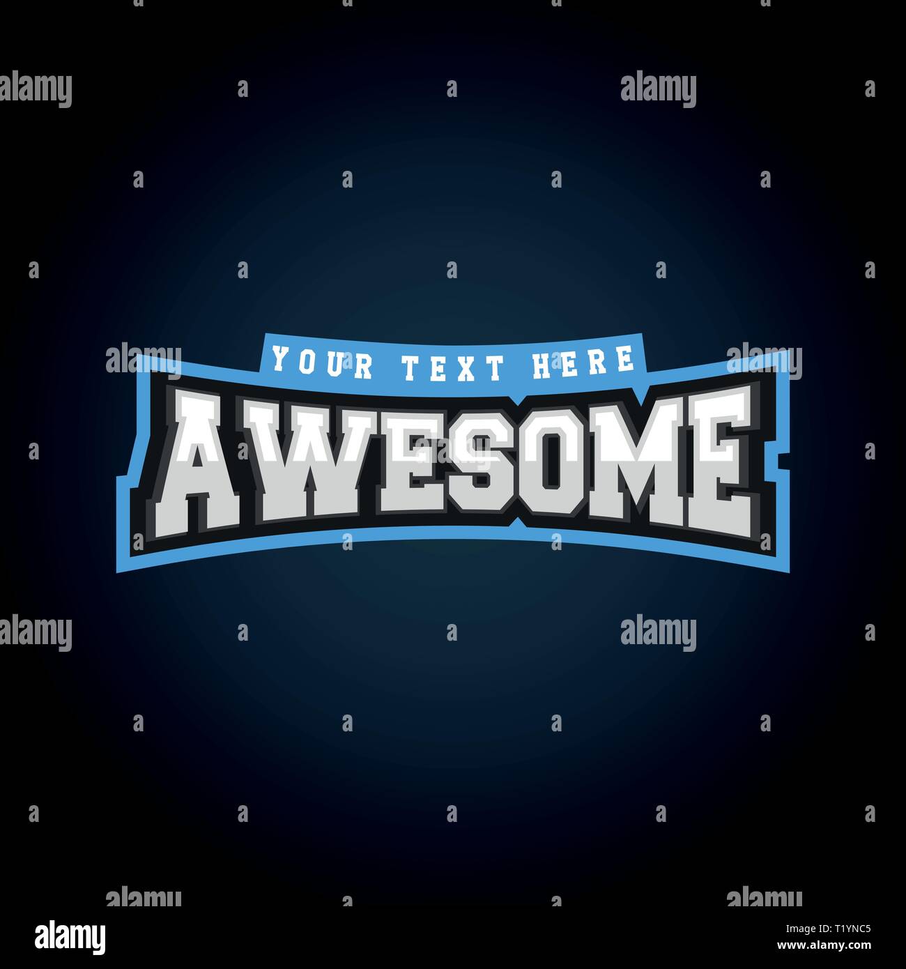 Awesome text power full typography, t-shirt graphics, vectors. Amazing ...