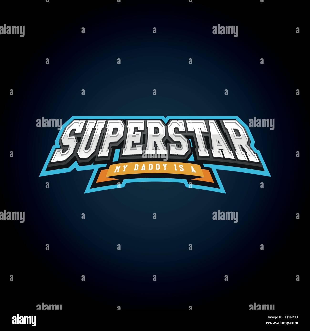 Superstar power full typography, t-shirt graphics, vectors. Awesome ...
