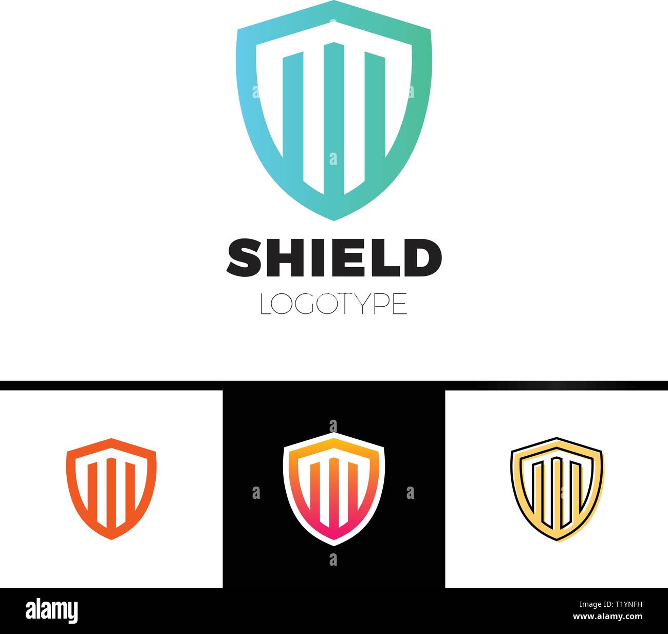 Rate Shield Secure Logo Template Design Vector Stock Vector Image & Art ...
