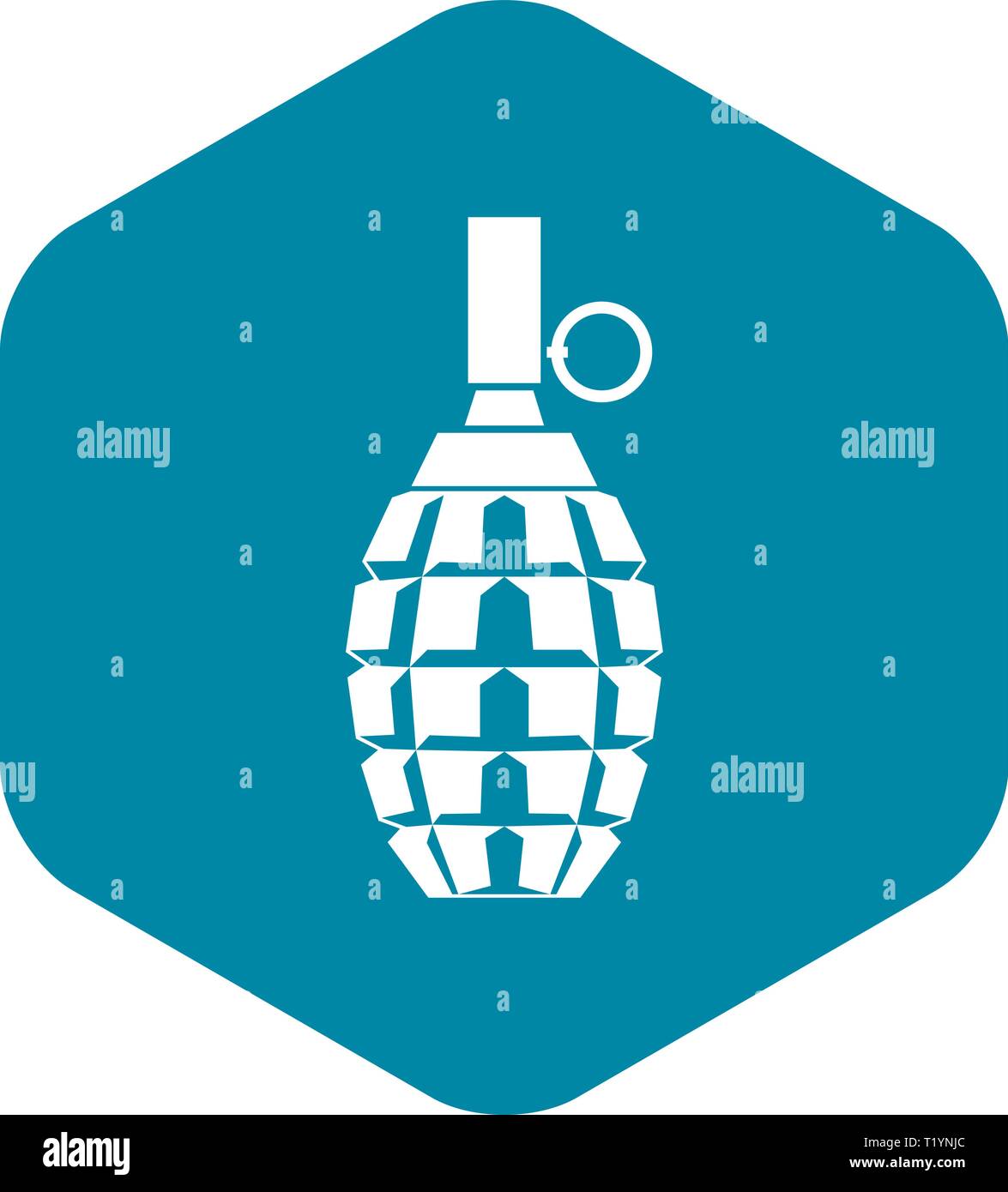Grenade icon, simple style Stock Vector Image & Art - Alamy