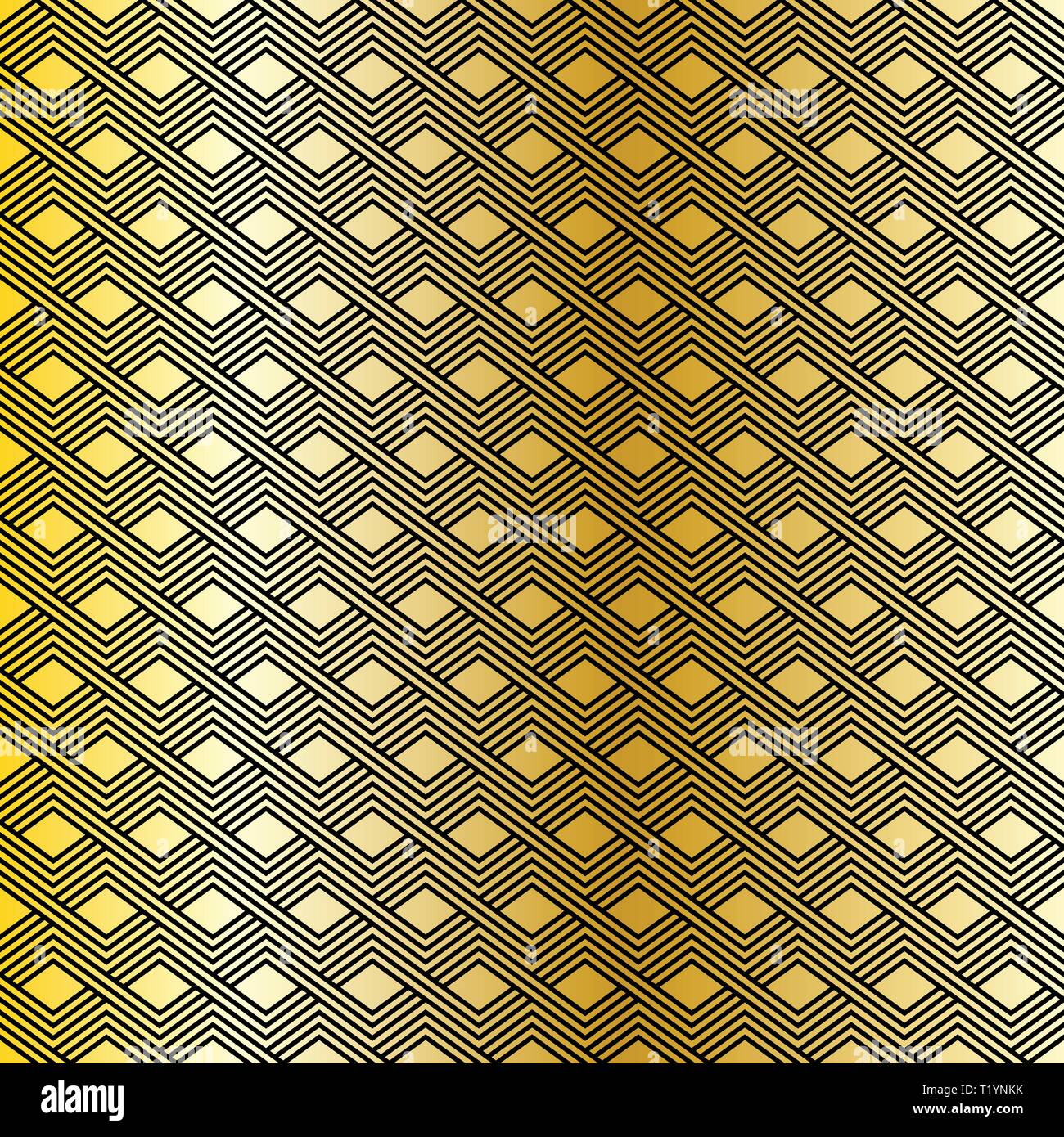 Vector seamless pattern. Modern stylish linear texture. Repeating ...