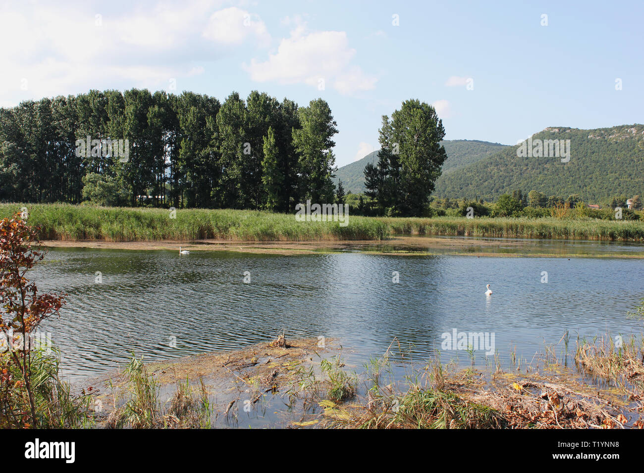Lake of Agra Edessa Greece Europe Stock Photo - Alamy