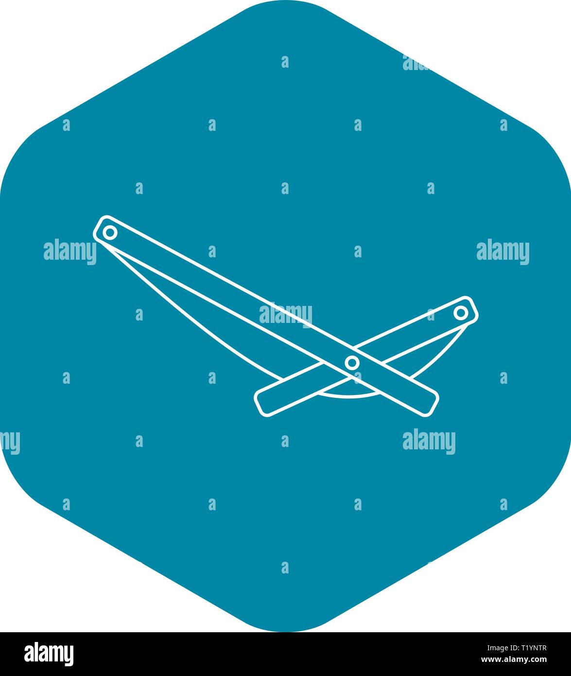 Recliner icon, outline style Stock Vector Image & Art - Alamy