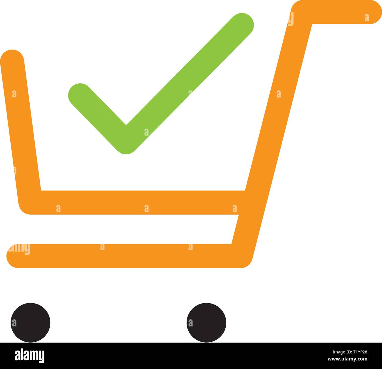 Shopping cart clipart hi-res stock photography and images - Alamy