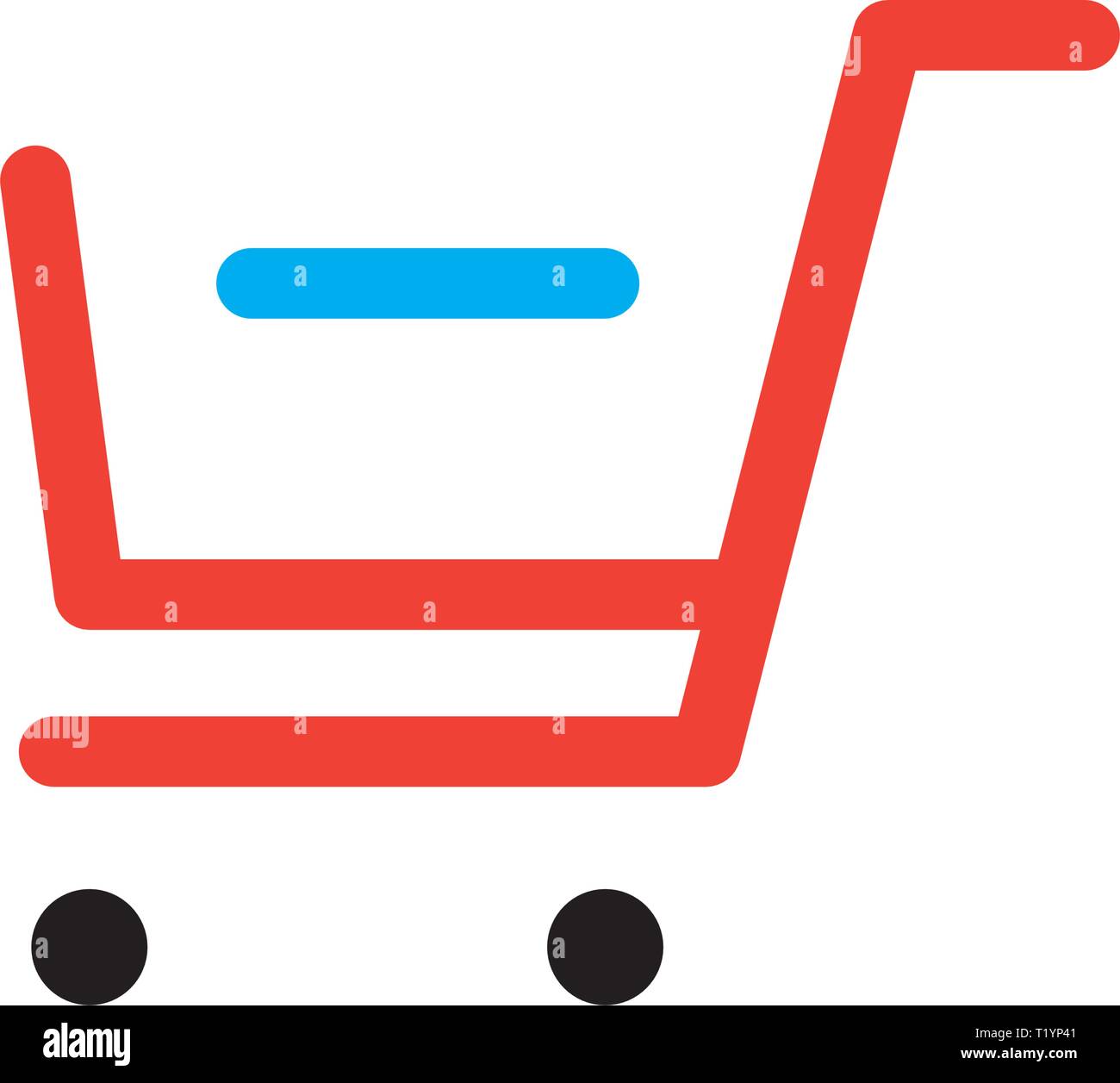 Round cart vector vectors hi-res stock photography and images - Alamy