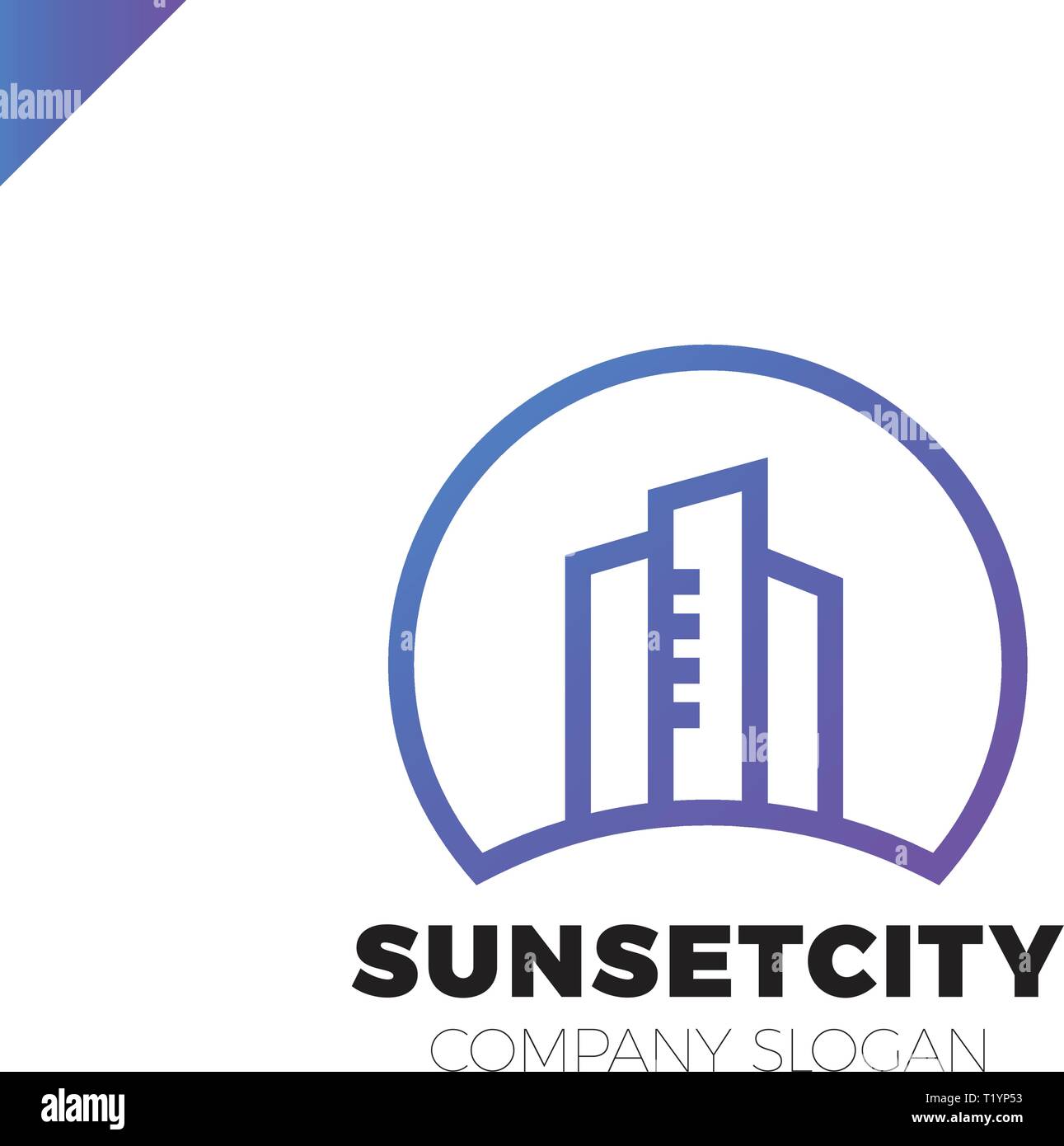 City sunrise beach Stock Vector Images - Alamy