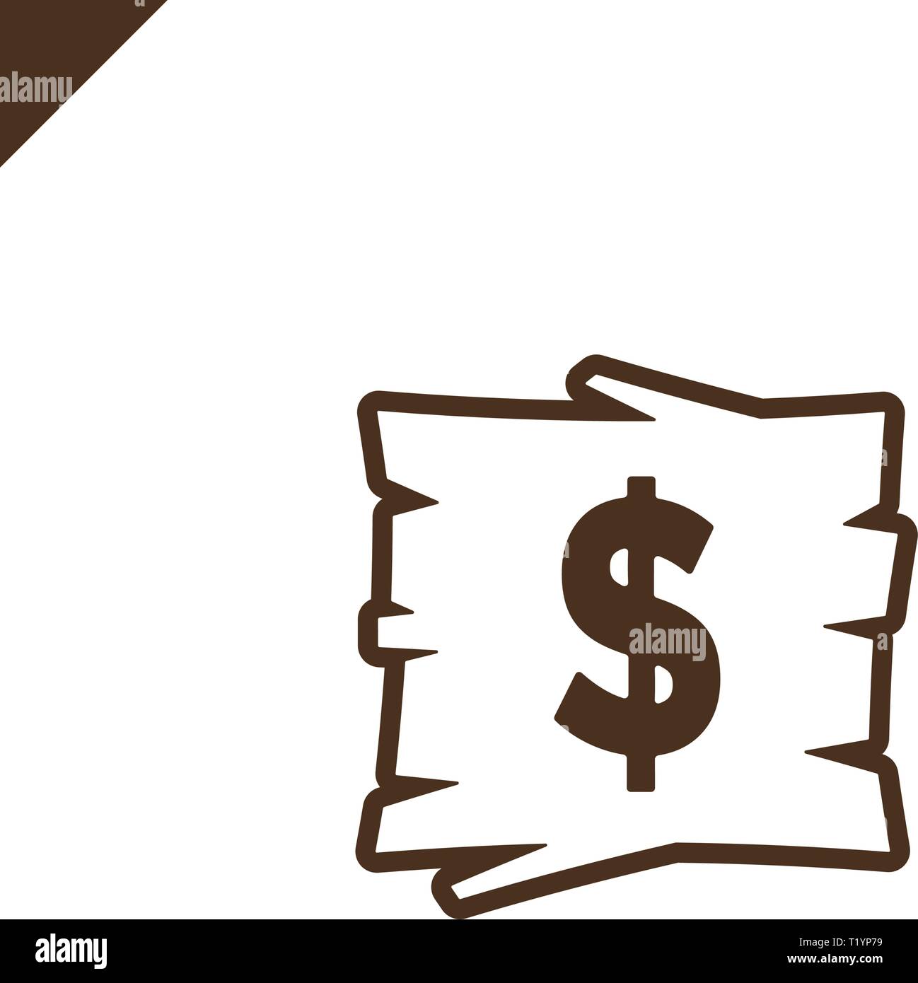 Wooden alphabet blocks with dollar symbol in wood texture area with ...