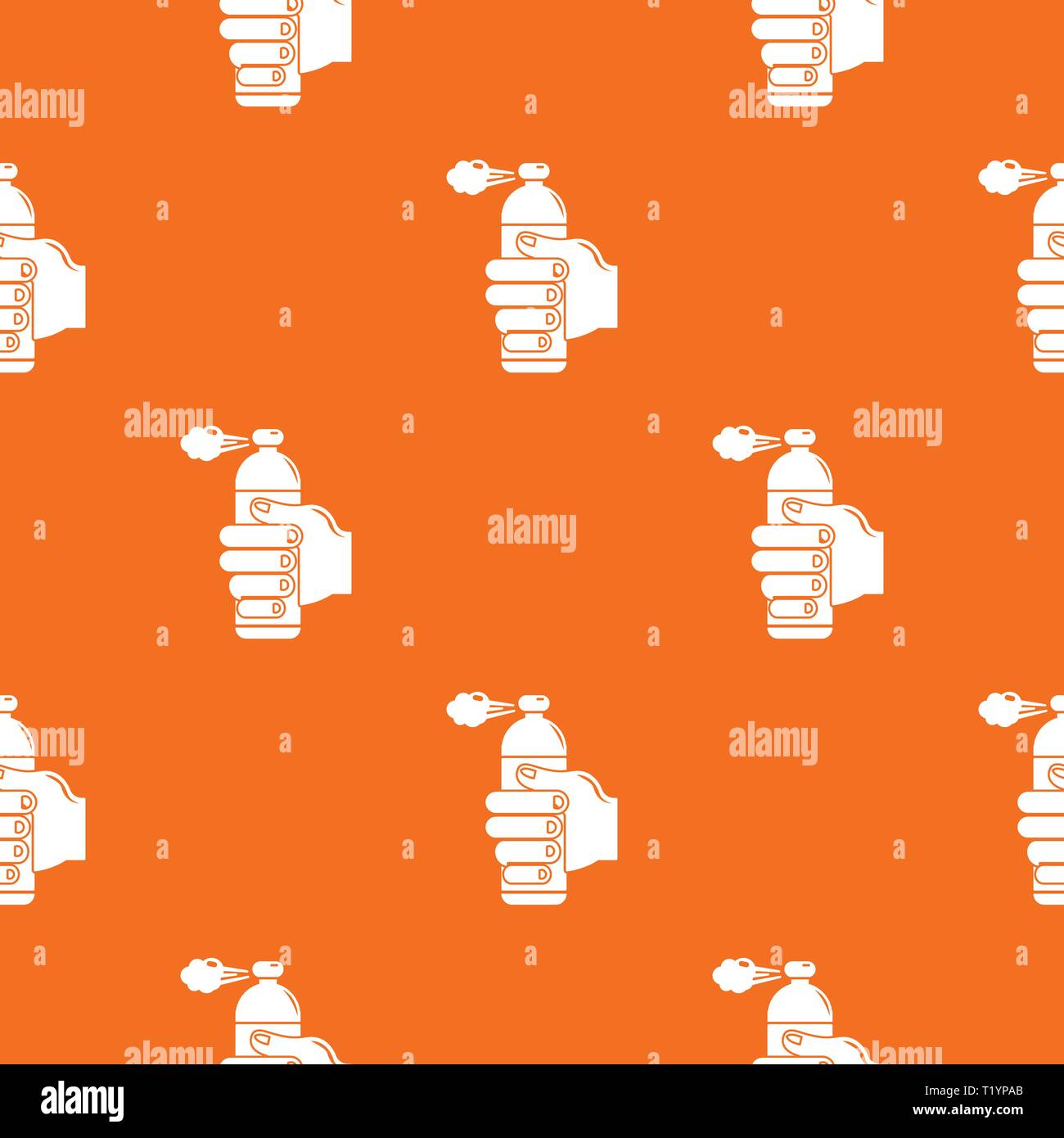 Spray insects pattern vector orange Stock Vector Image & Art - Alamy
