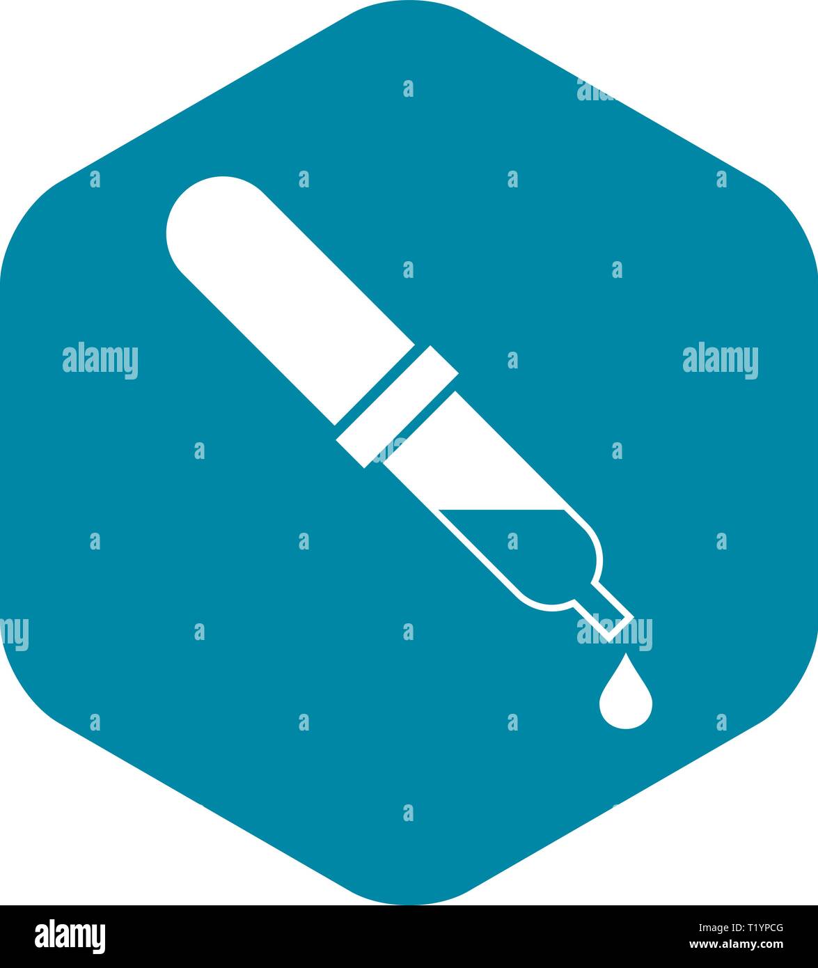 Pipette icon, simple style Stock Vector Image & Art - Alamy