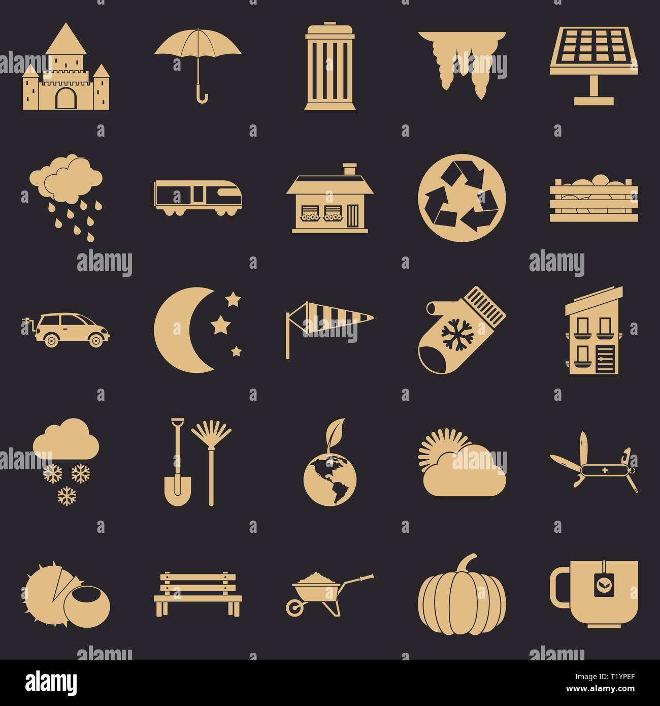 Small country house light Stock Vector Images - Alamy